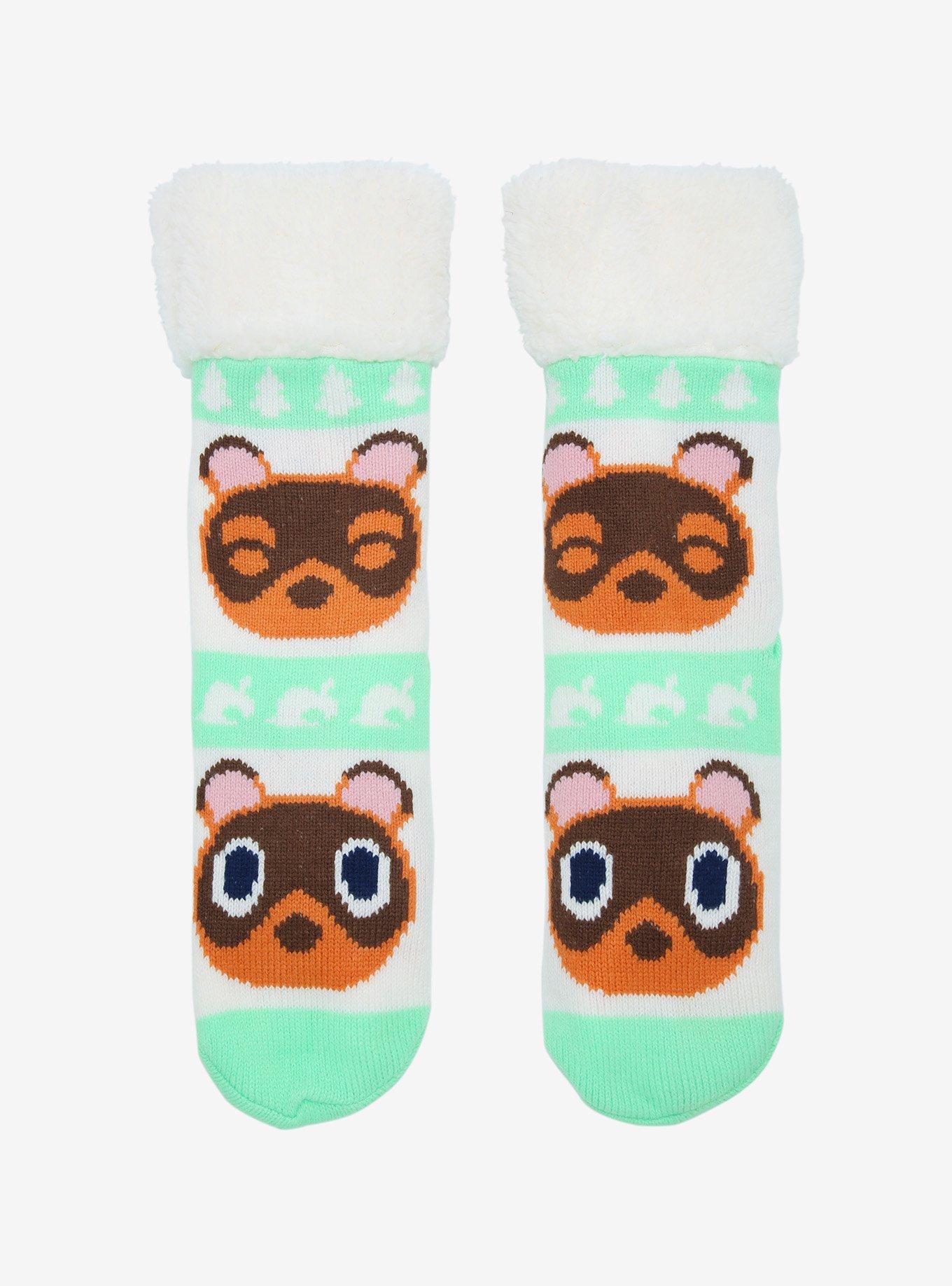 Animal Crossing: New Horizons Timmy & Tommy Cozy Socks | Hot Topic
