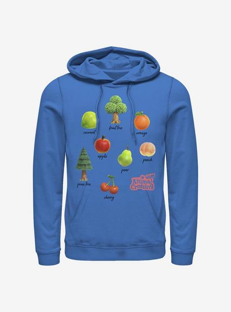 Animal Crossing Fruit And Trees Hoodie - BLUE | Hot Topic