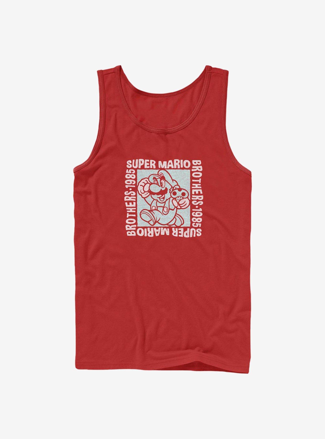 Super Mario Brothers Box Tank - RED | Hot Topic