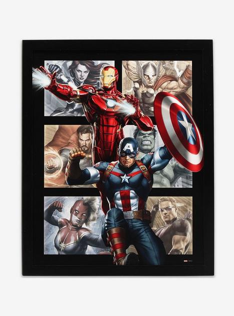 Marvel Avengers Framed Wall Décor | Hot Topic