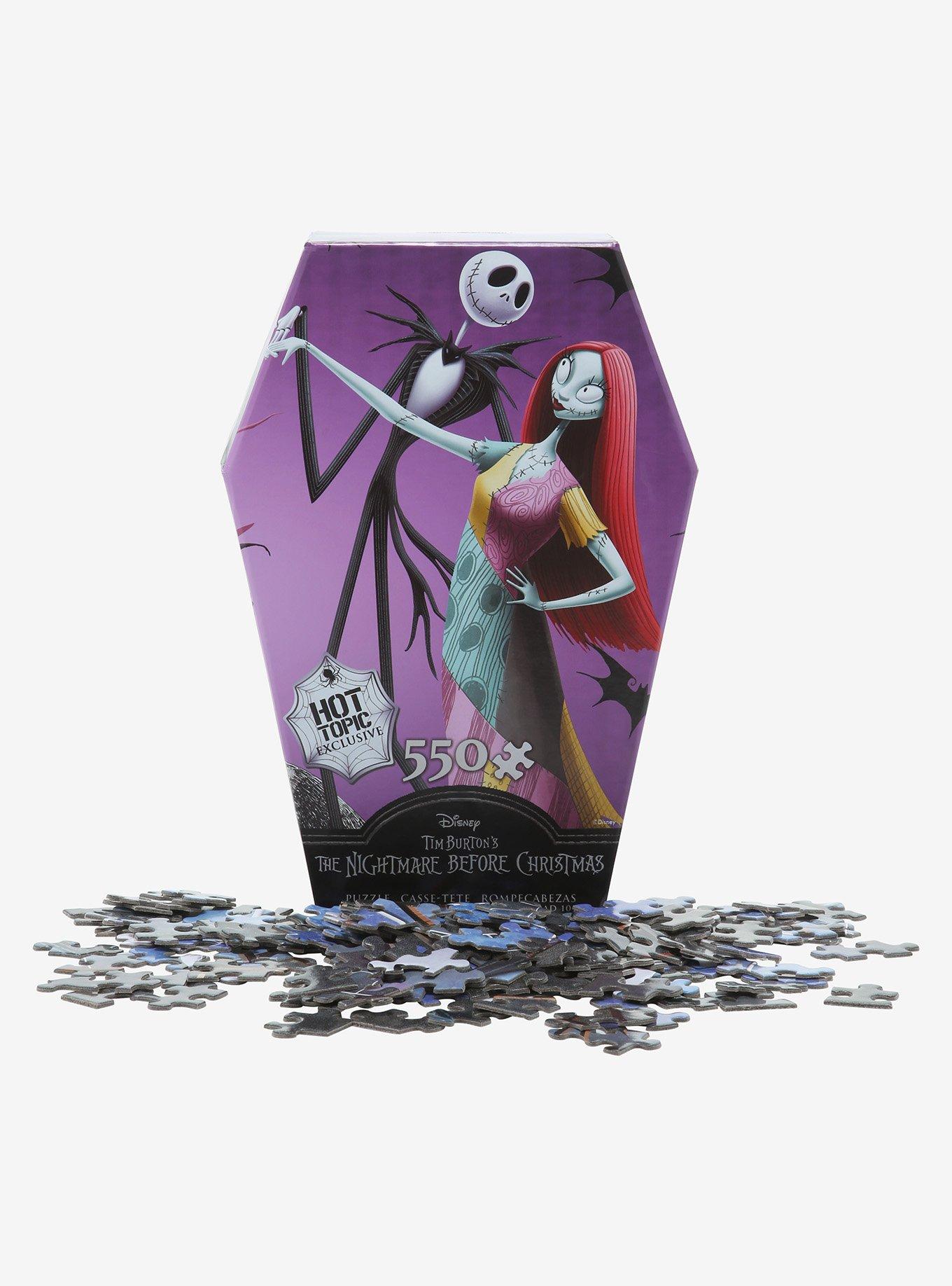 The Nightmare Before Christmas Purple Scene Puzzle Hot Topic Exclusive ...
