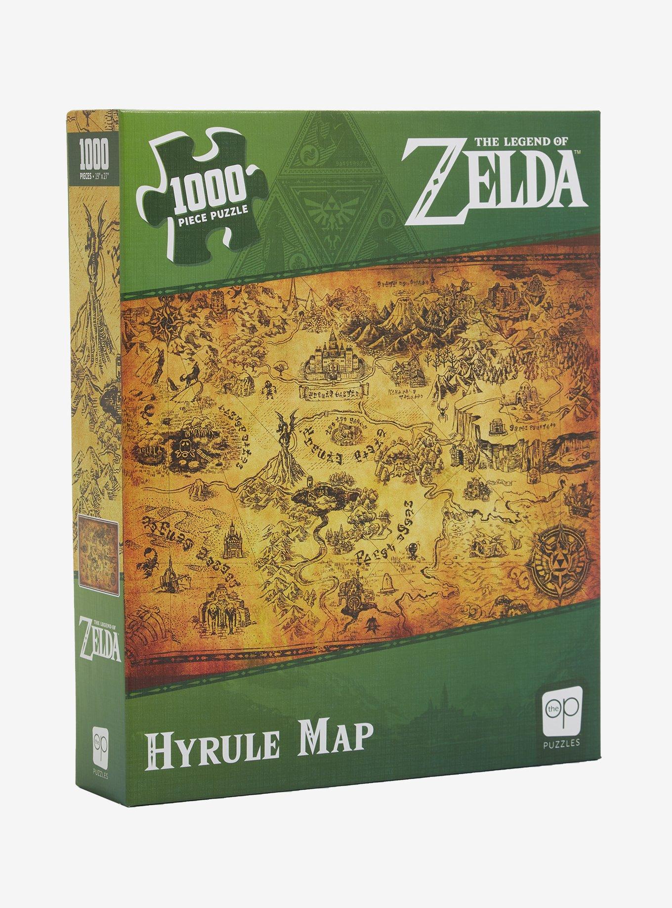 Nintendo The Legend of Zelda Hyrule Map 1000-Piece Puzzle | BoxLunch