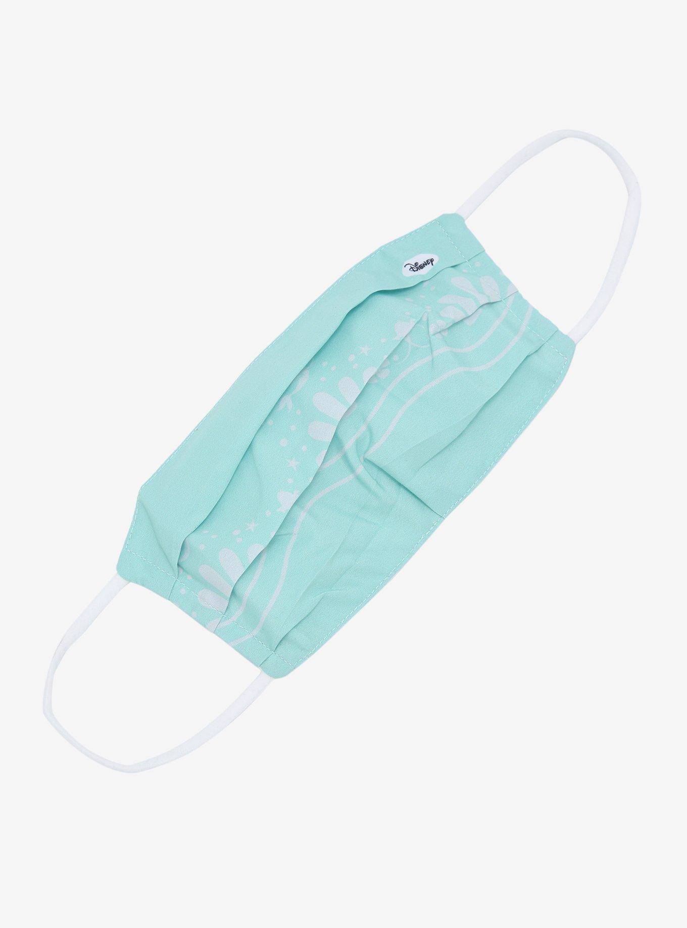 Disney The Little Mermaid Water Gathered Fashion Face Mask | Hot Topic