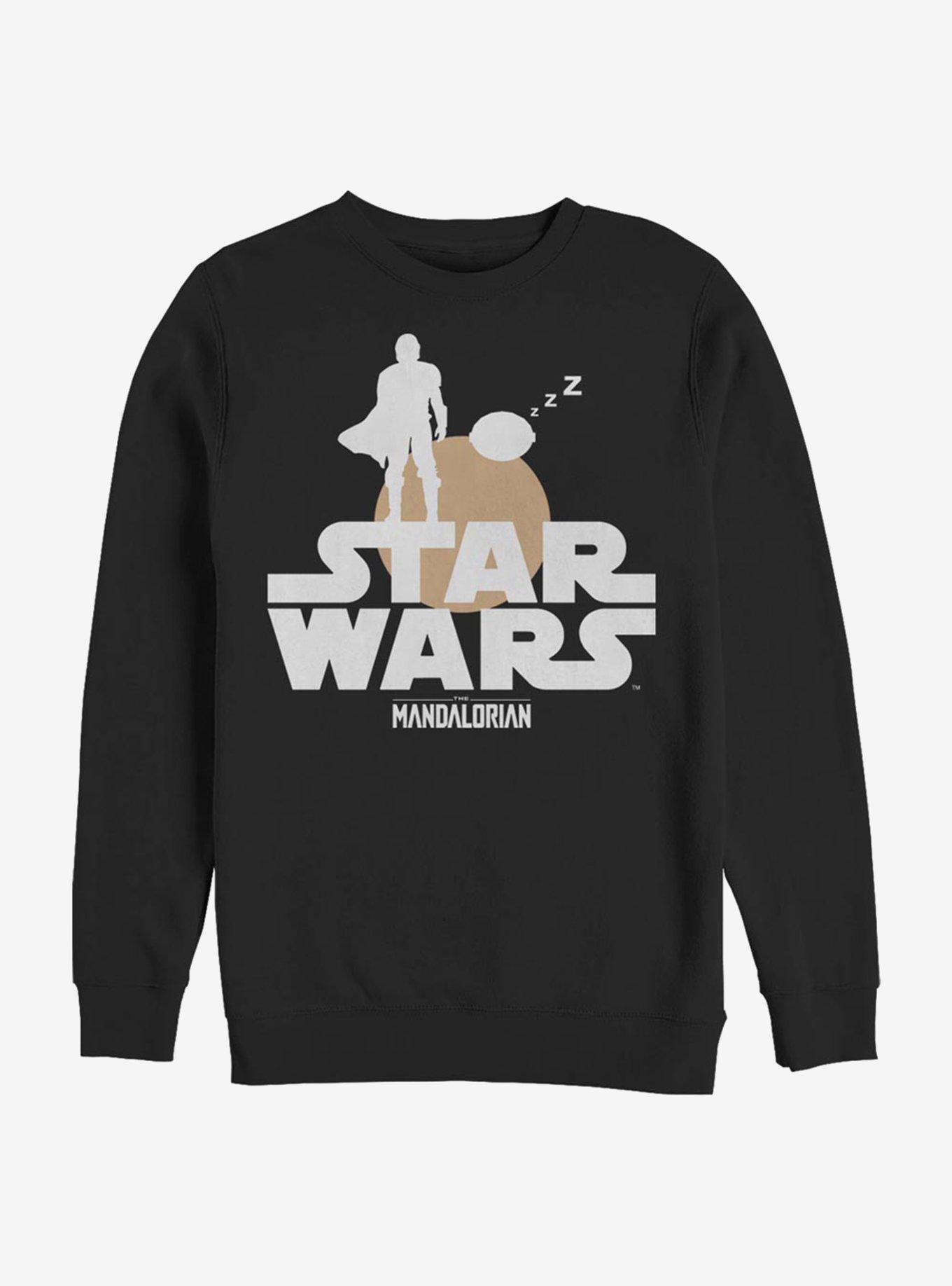 Star Wars The Mandalorian Sunset Duo Sweatshirt Black Hot Topic