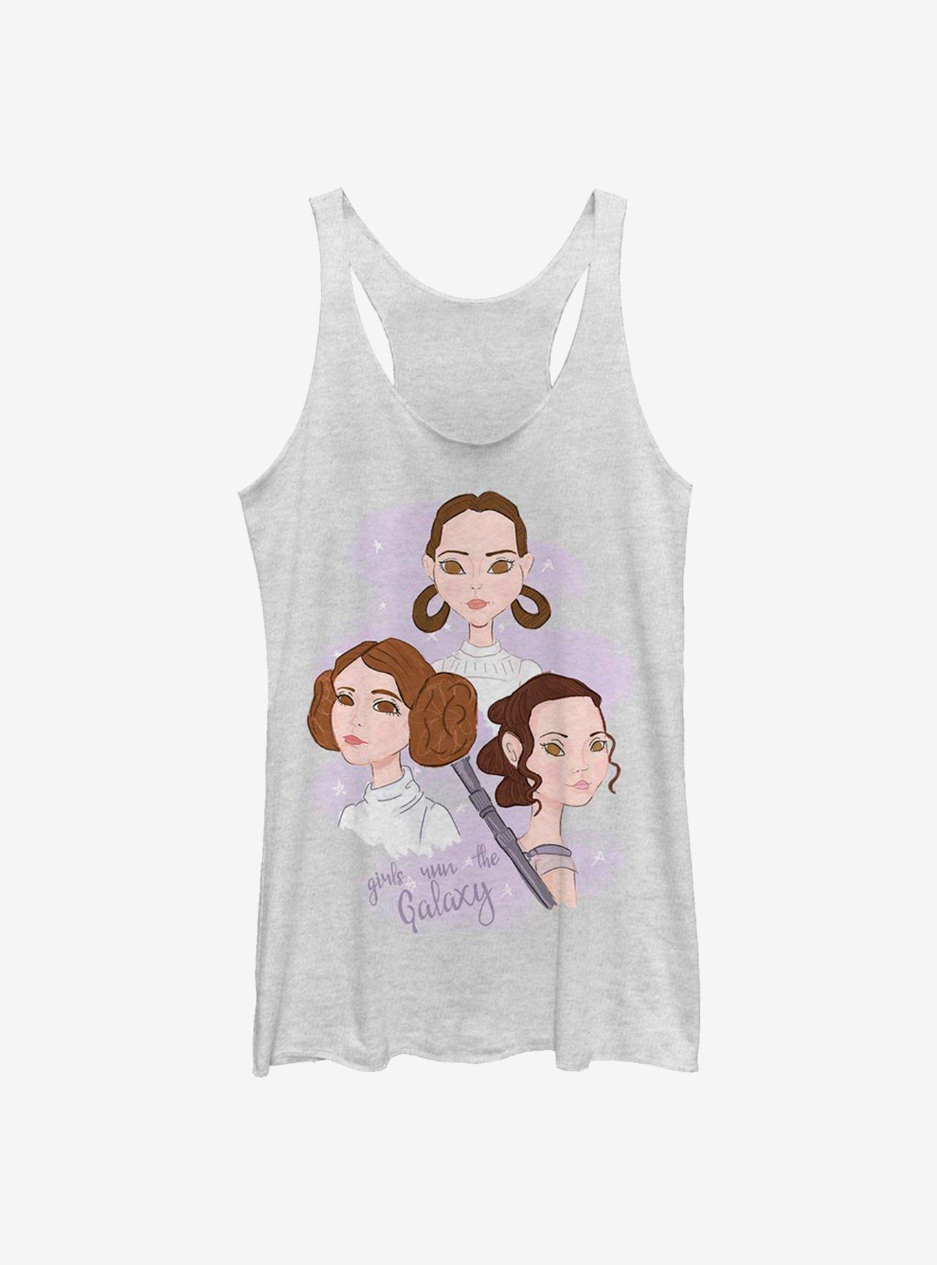 Star Wars Galaxy Girls Girls Tank White Hot Topic