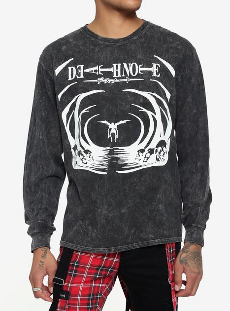Death Note Ryuk Wash Long-Sleeve T-Shirt | Hot Topic