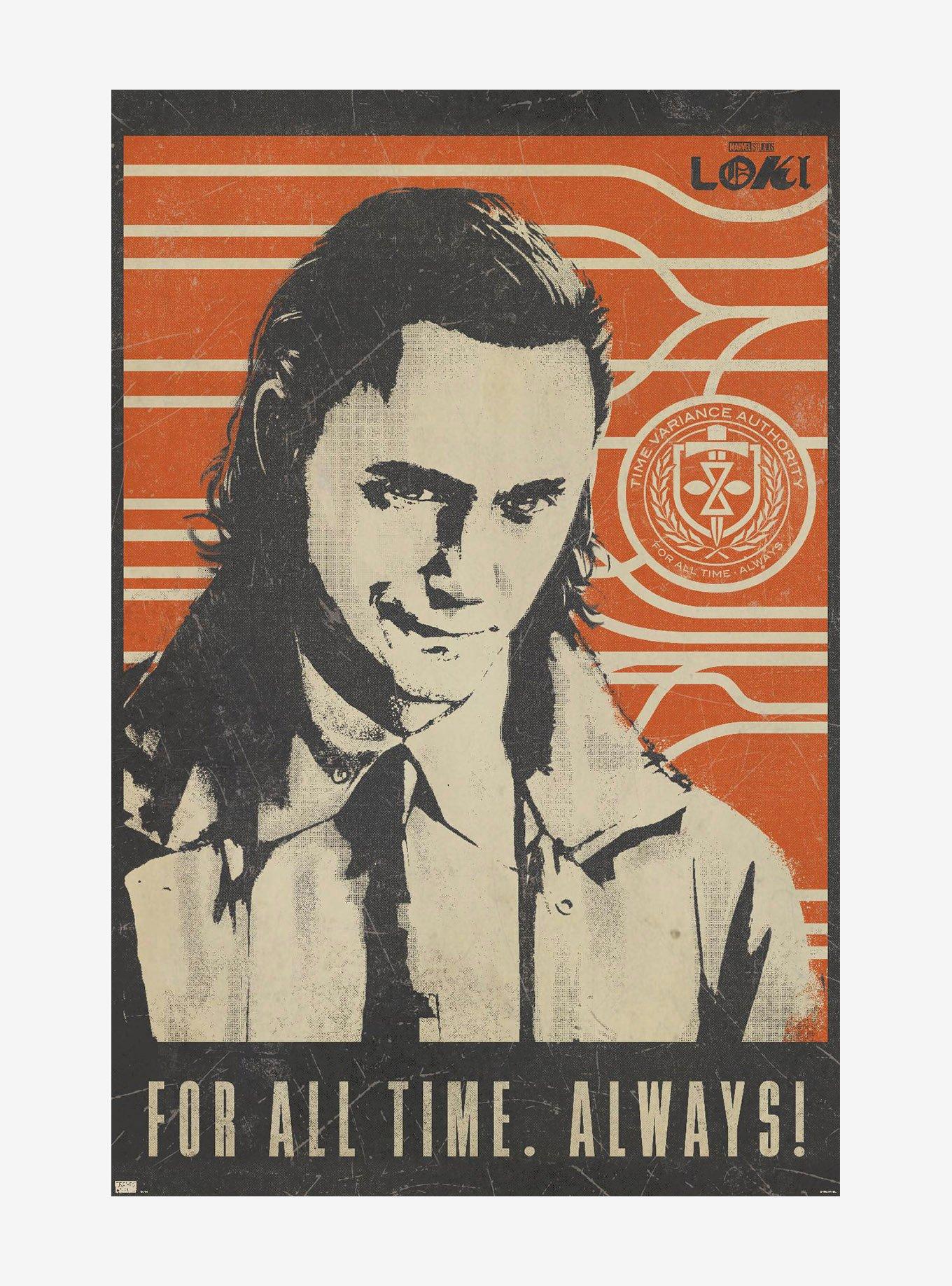 Marvel Loki Time Variance Authority Poster | Hot Topic
