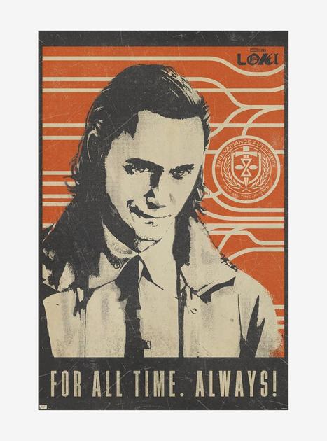 Marvel Loki Time Variance Authority Poster | Hot Topic