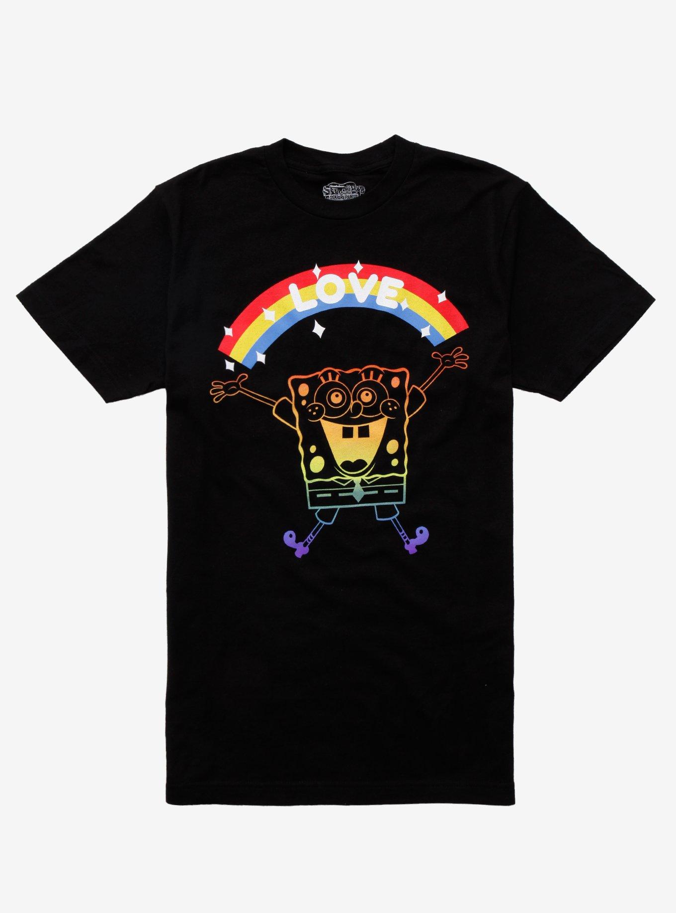 SpongeBob SquarePants Love Rainbow T-Shirt | Hot Topic
