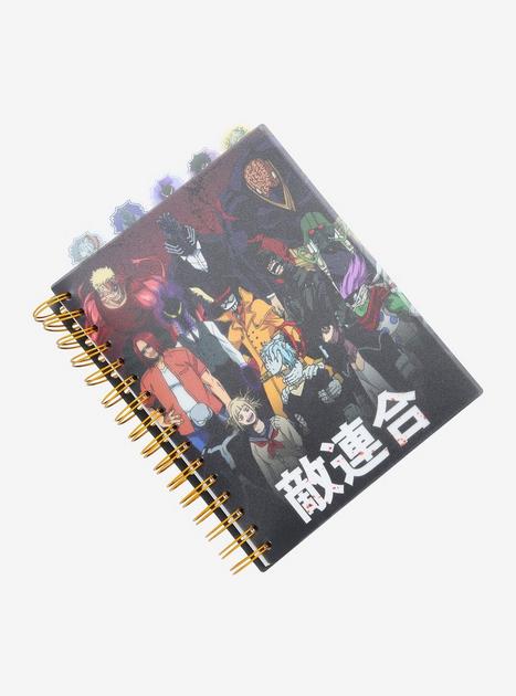 My Hero Academia Villains Tabbed Journal | Hot Topic