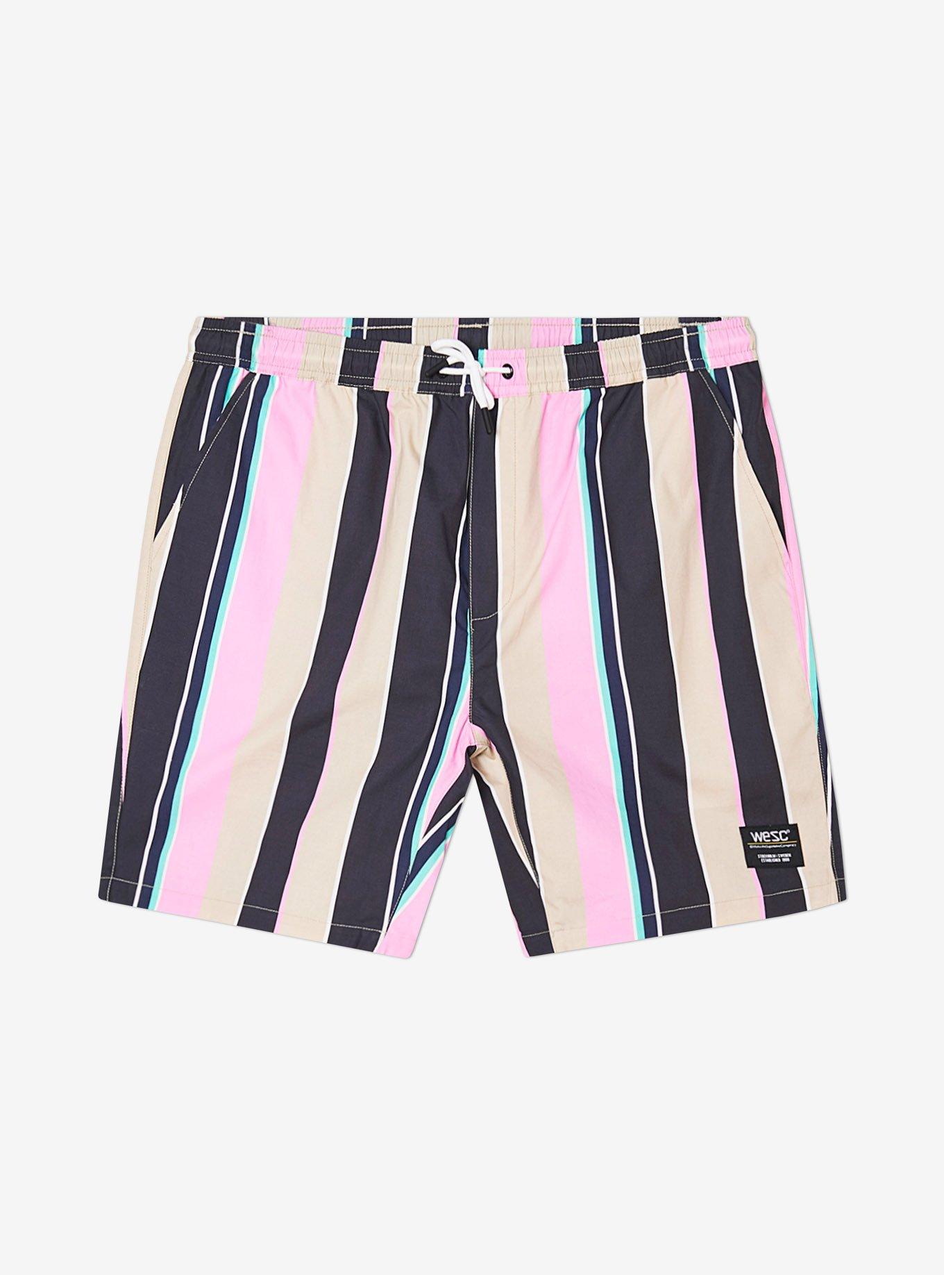 WeSC Hampus Lawn Stripe Shorts | Hot Topic