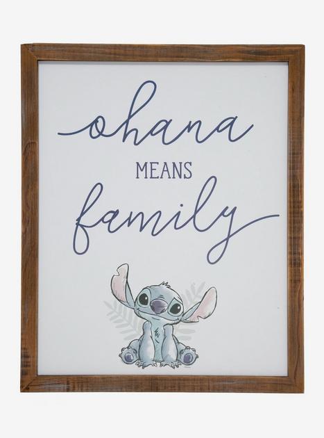 Disney Lilo & Stitch Ohana Means Family Wall Decor | BoxLunch