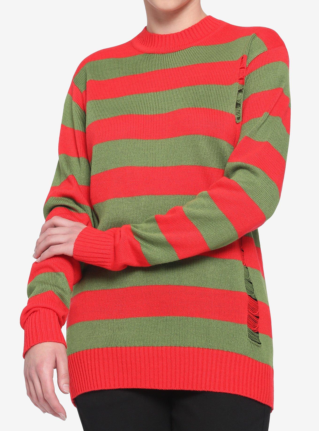 A Nightmare On Elm Street Freddy Krueger Sweater | Hot Topic