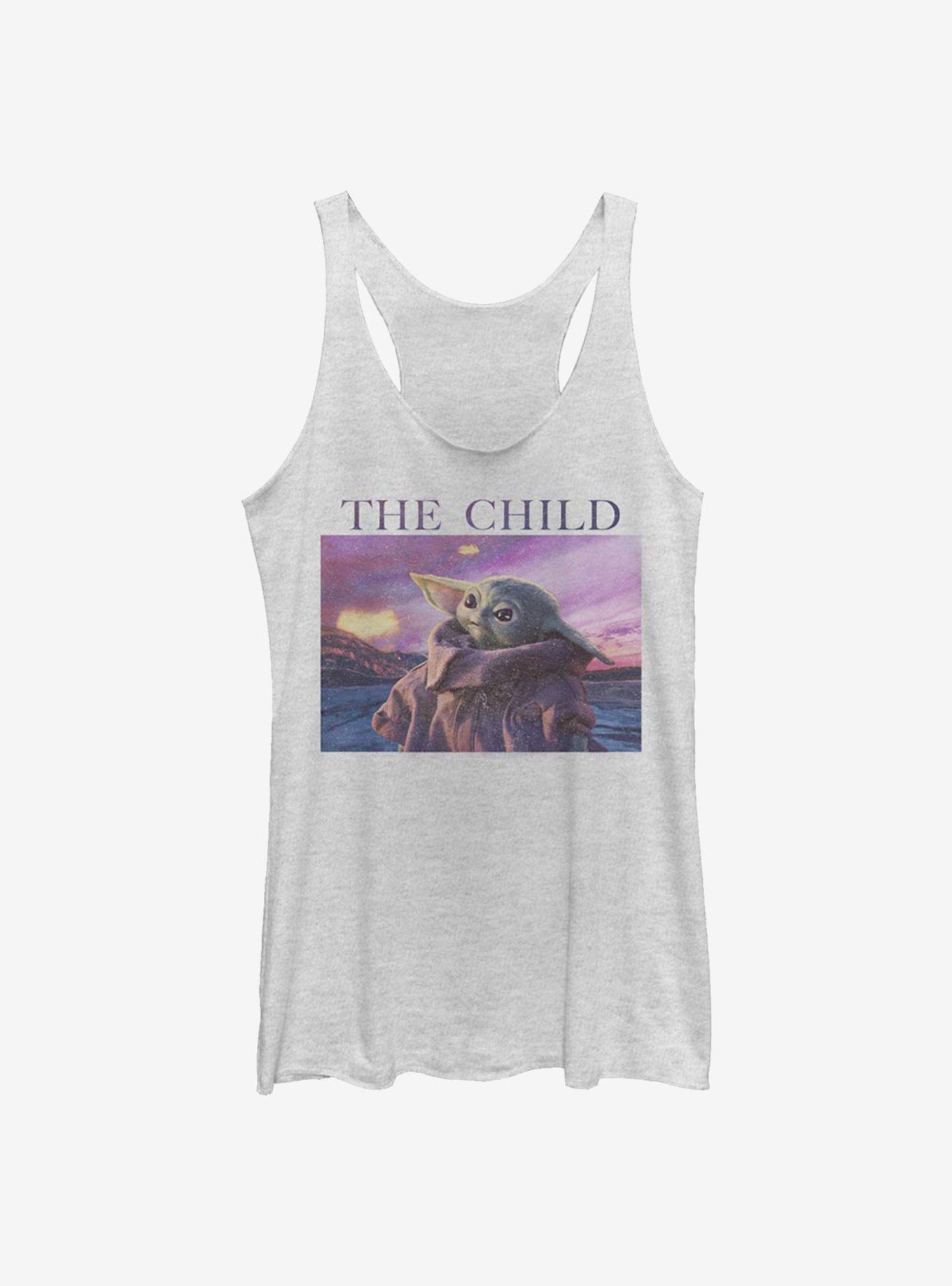 Star Wars The Mandalorian The Child Gaze Girls Tank - WHITE | Hot Topic