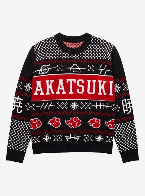 Naruto Shippuden Akatsuki Holiday Sweater - BoxLunch Exclusive | BoxLunch