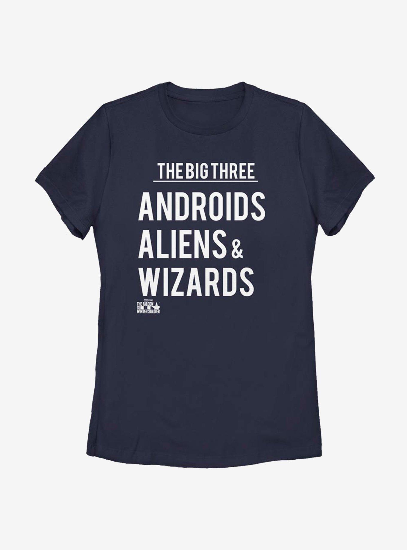 Marvel The Falcon And The Winter Soldier The Big Three Womens T-Shirt ...