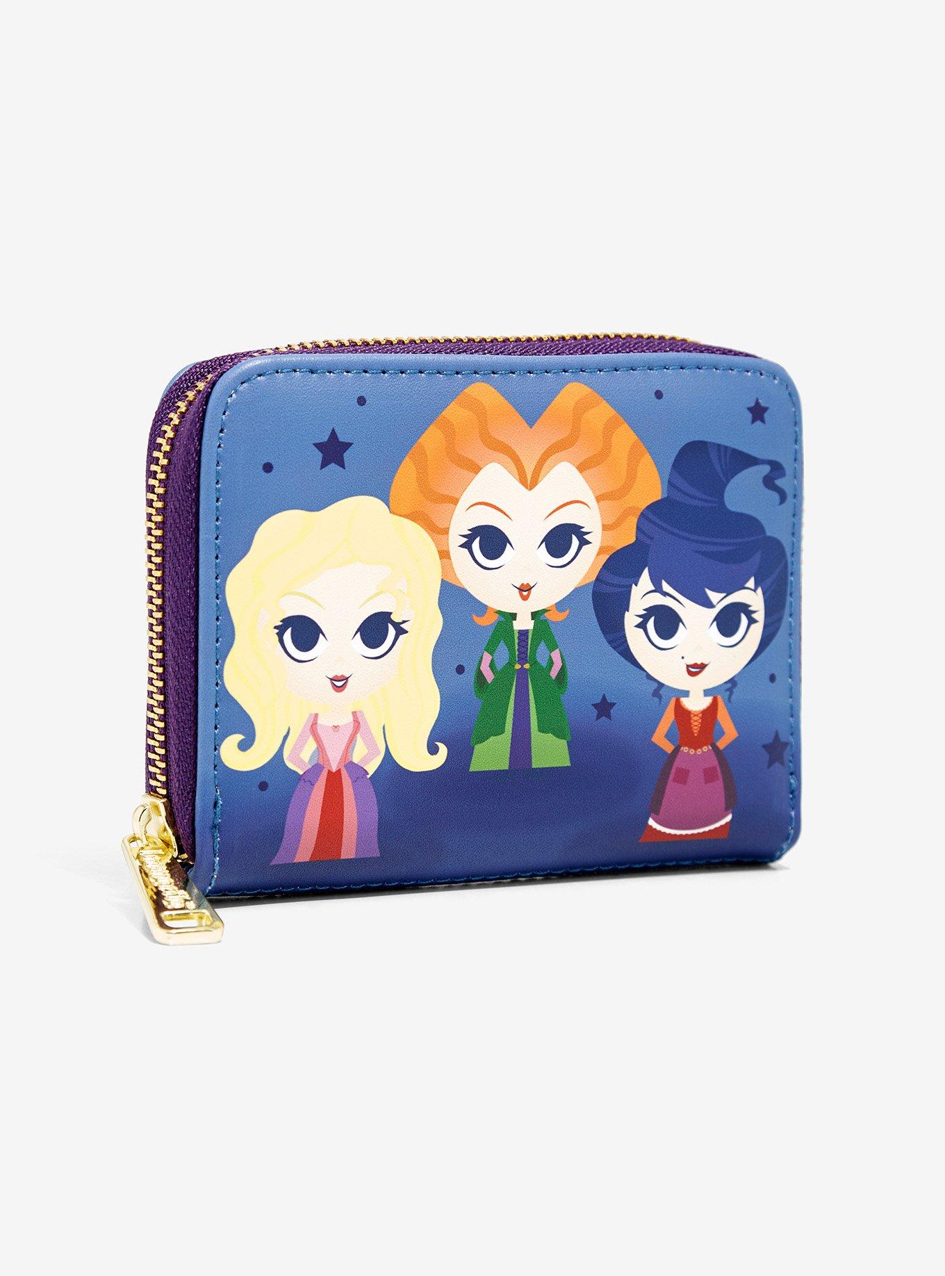Loungefly Disney Hocus Pocus Chibi Characters Small Wallet - BoxLunch ...