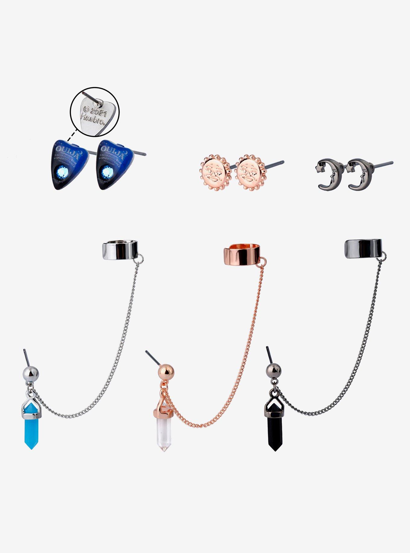 Ouija Celestial Crystal Cuff Earrings Set | Hot Topic