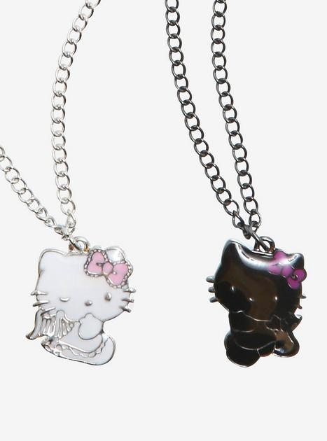 Hello Kitty Angel Devil Best Friend Necklace Set Hot Topic