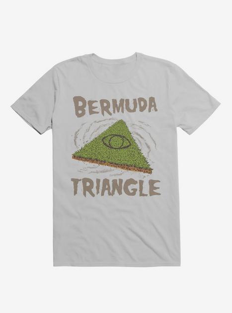 Bermuda Triangle Grass Ice Grey T-Shirt - GREY | Hot Topic