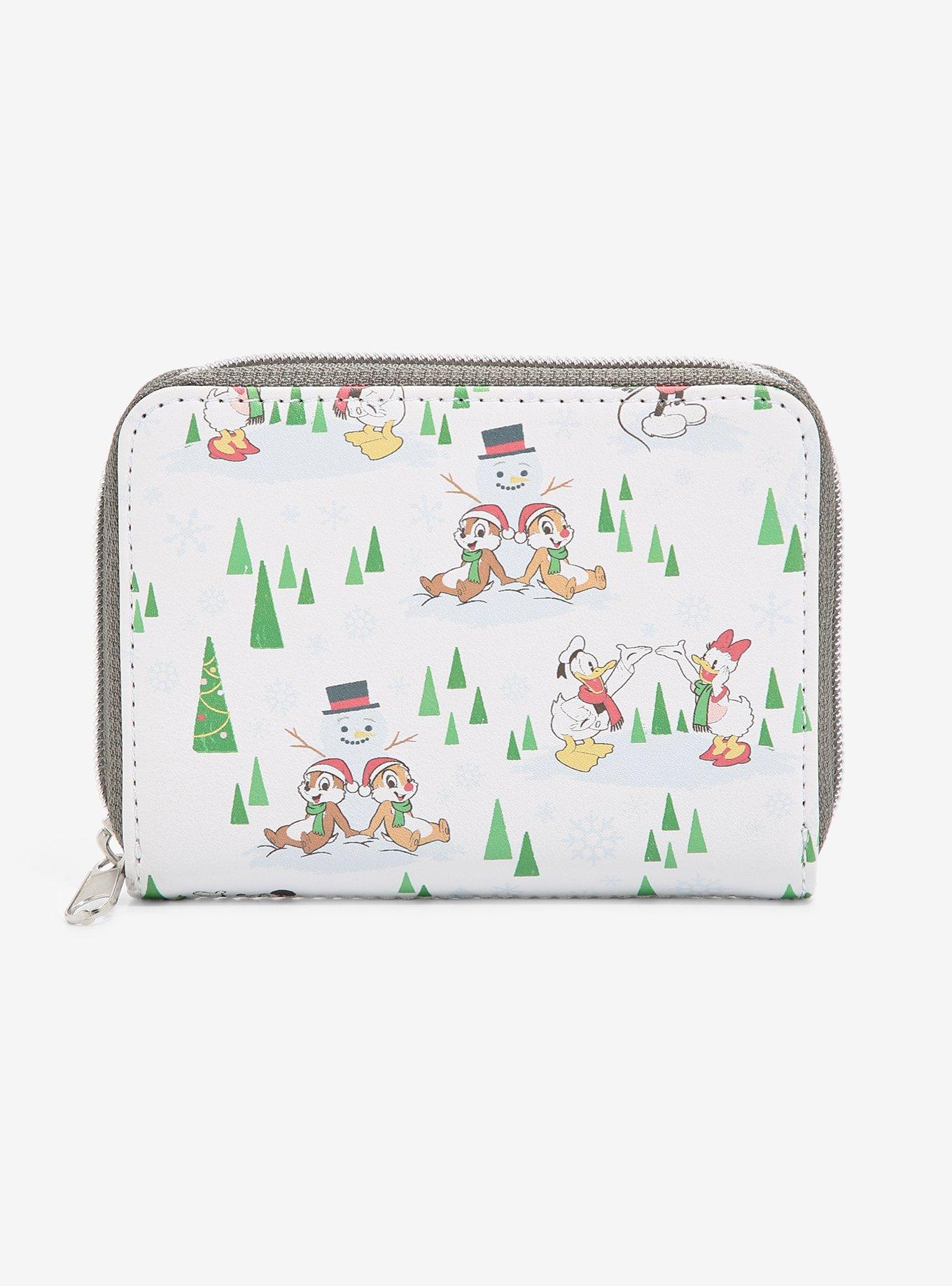 Loungefly Disney Mickey Mouse And Friends Snow Day Mini Wallet Hot Topic