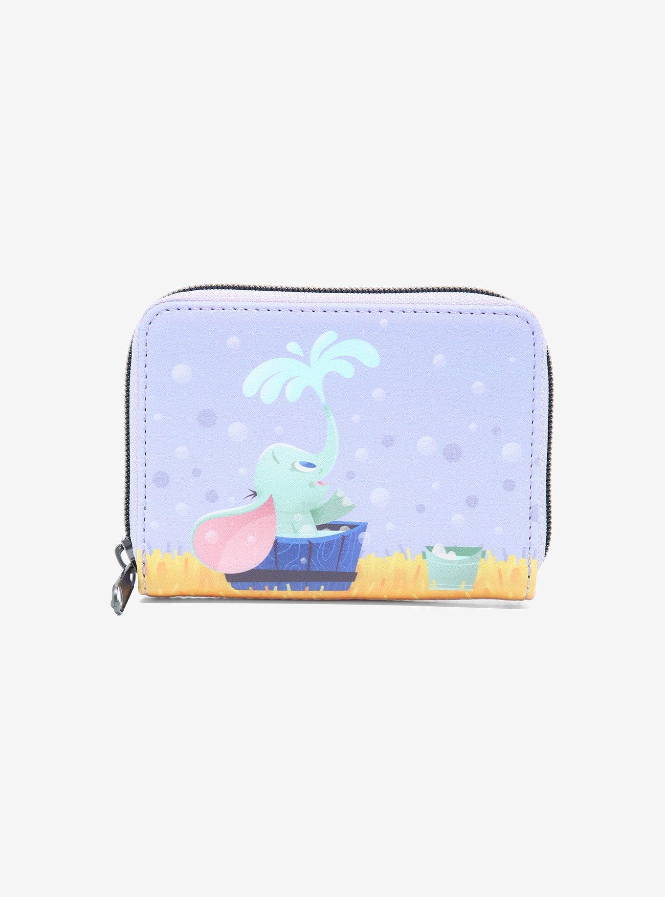 Loungefly Dumbo Bath Time Mini Zipper Wallet | Hot Topic