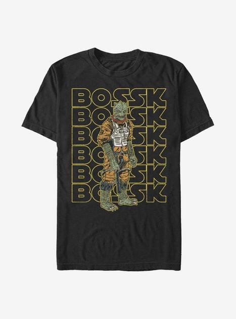 Star Wars Bossk Retro Name T-Shirt - BLACK | Hot Topic