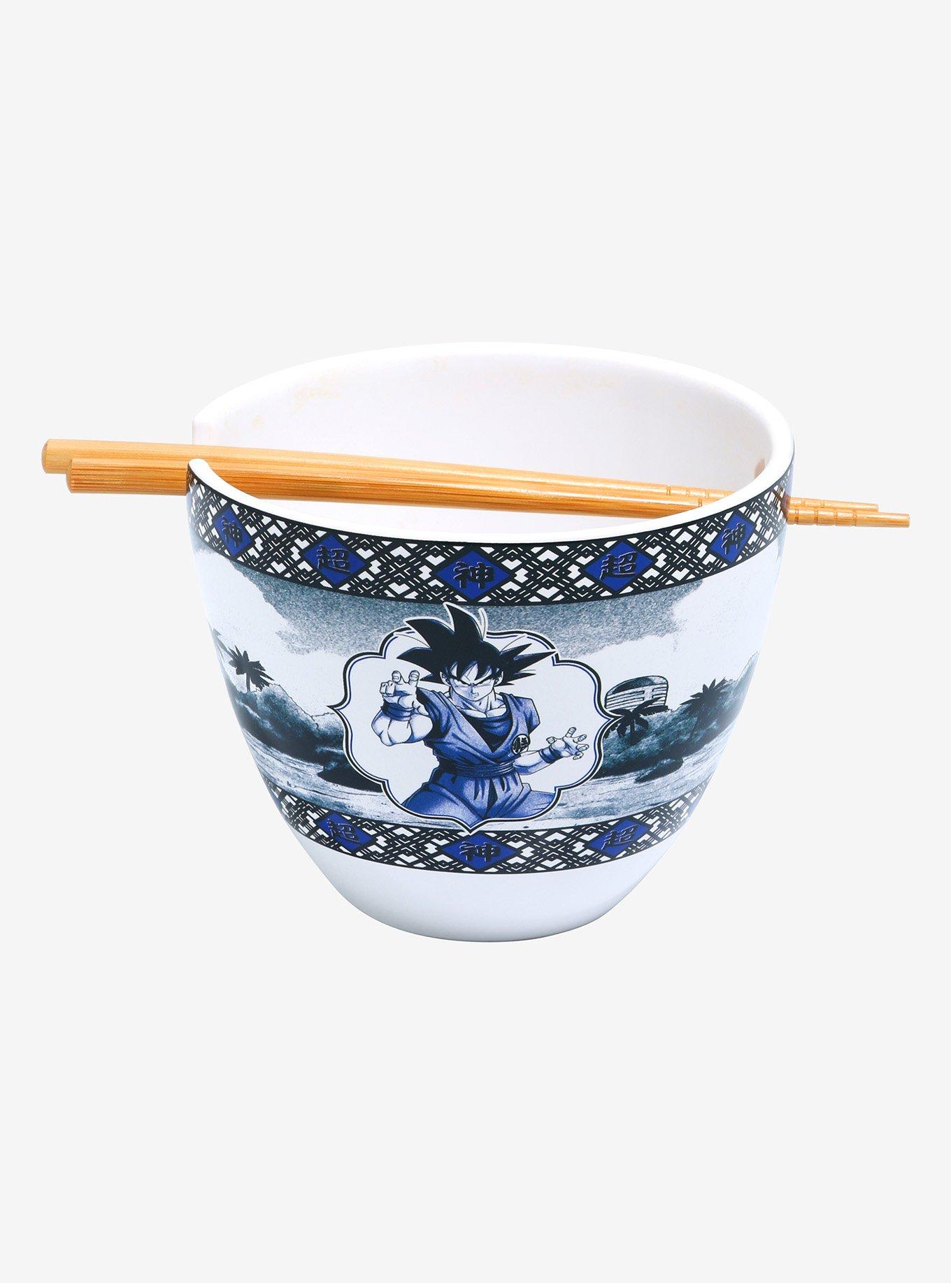 Dragon Ball Z Goku Scenic Ramen Bowl with Chopsticks