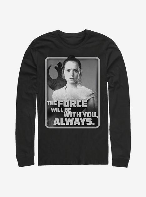 Star Wars: The Rise Of Skywalker With You Rey Long-Sleeve T-Shirt ...
