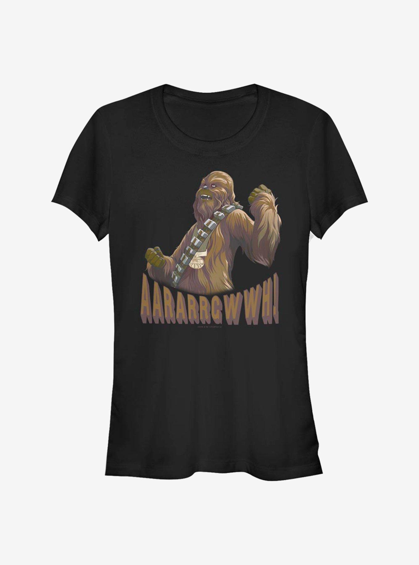 Star Wars: The Rise Of Skywalker Medal For Chewy Girls T-Shirt - BLACK ...
