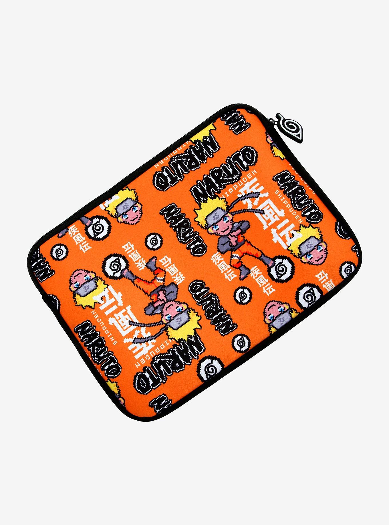 Naruto Shippuden Naruto 8-Bit Sprite Laptop Sleeve | BoxLunch