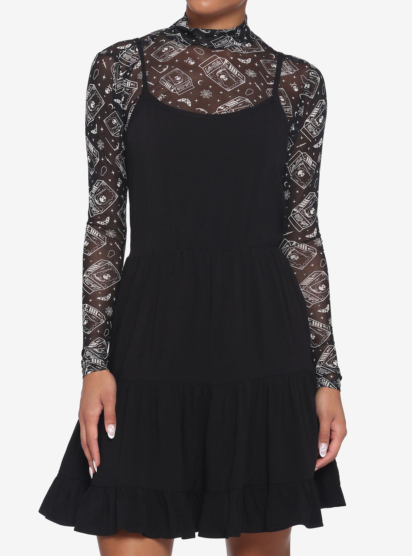 Goth Milk Twofer Tiered Dress | Hot Topic