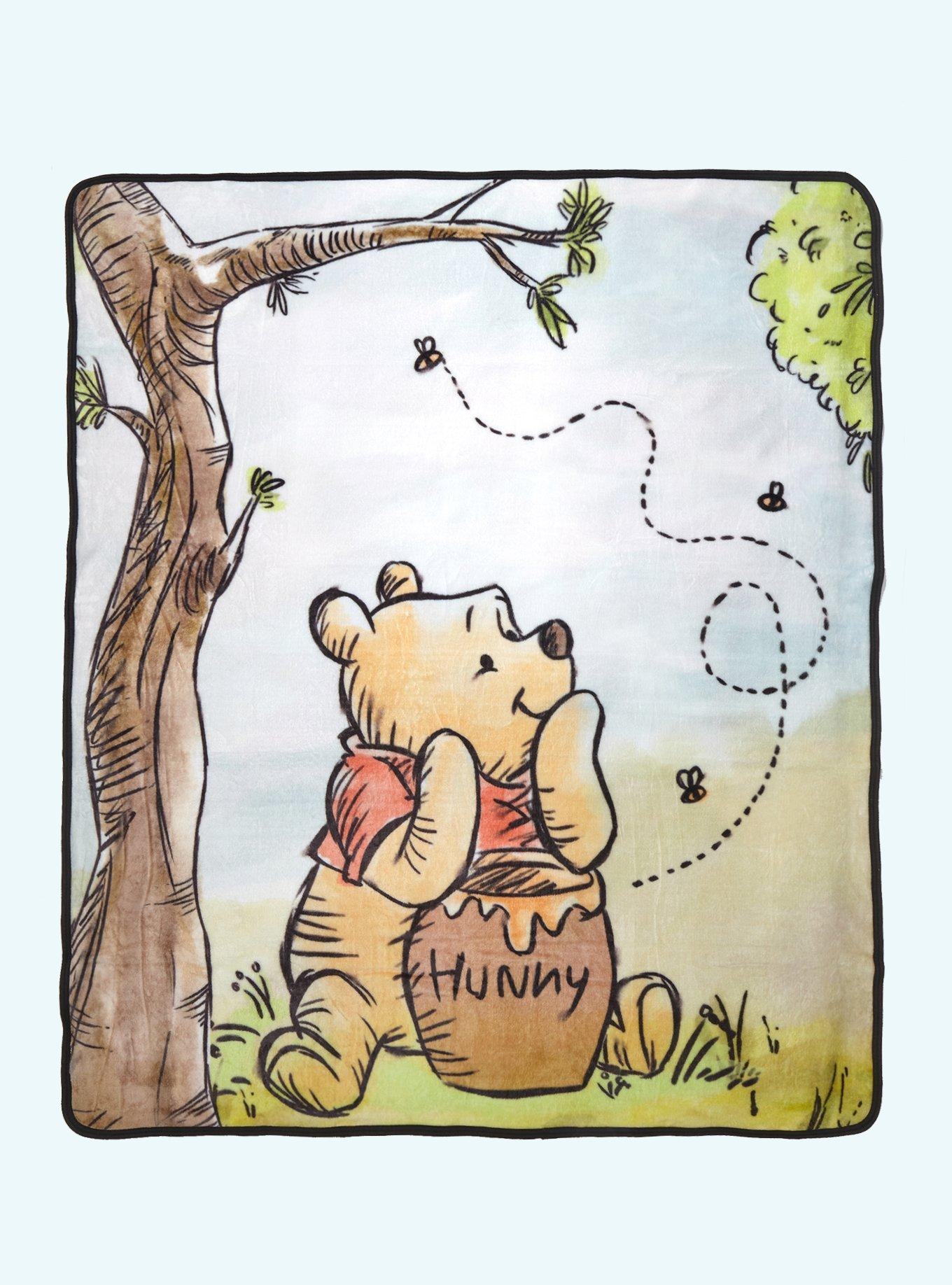 Classic Winnie The Pooh Honey Pot Drawing