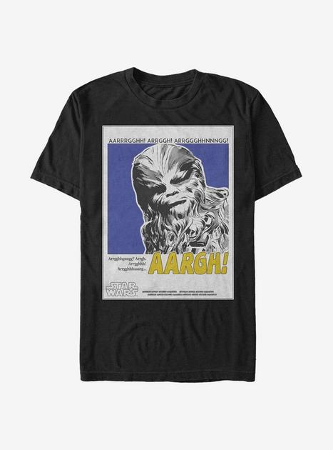 Star Wars Wookie Poster T-Shirt - BLACK | BoxLunch