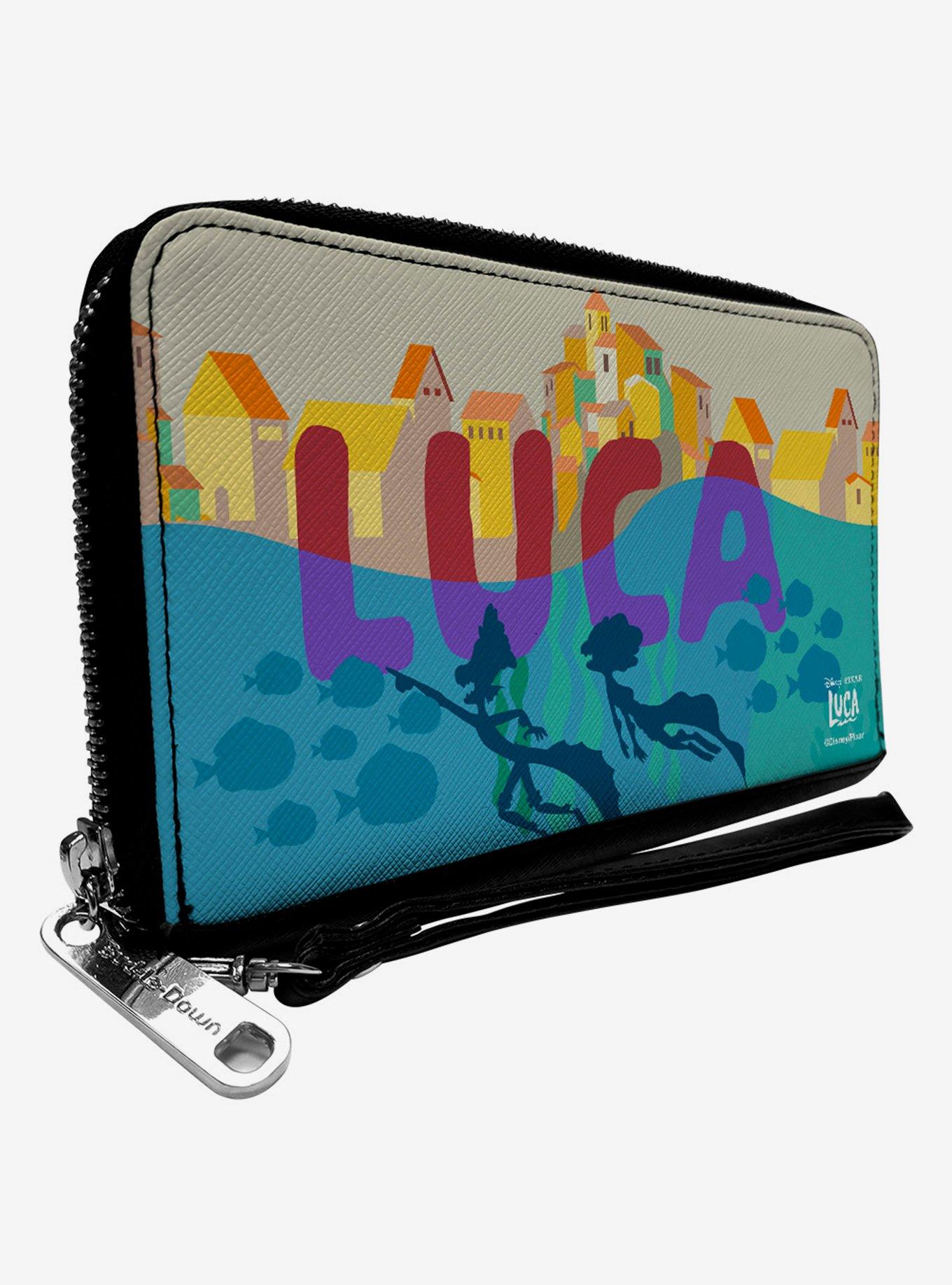 Luca and Alberto Sea Monster Seaside Zip Around Wallet | BoxLunch