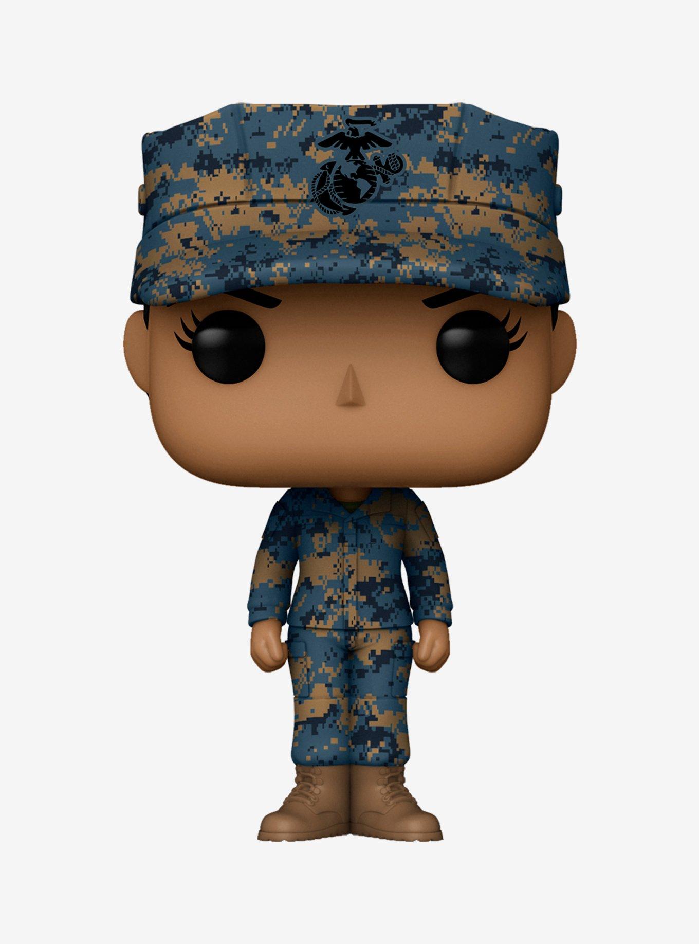 Funko Pop! U.S. Marine Corps Marine Female Vinyl Figure (Version B ...