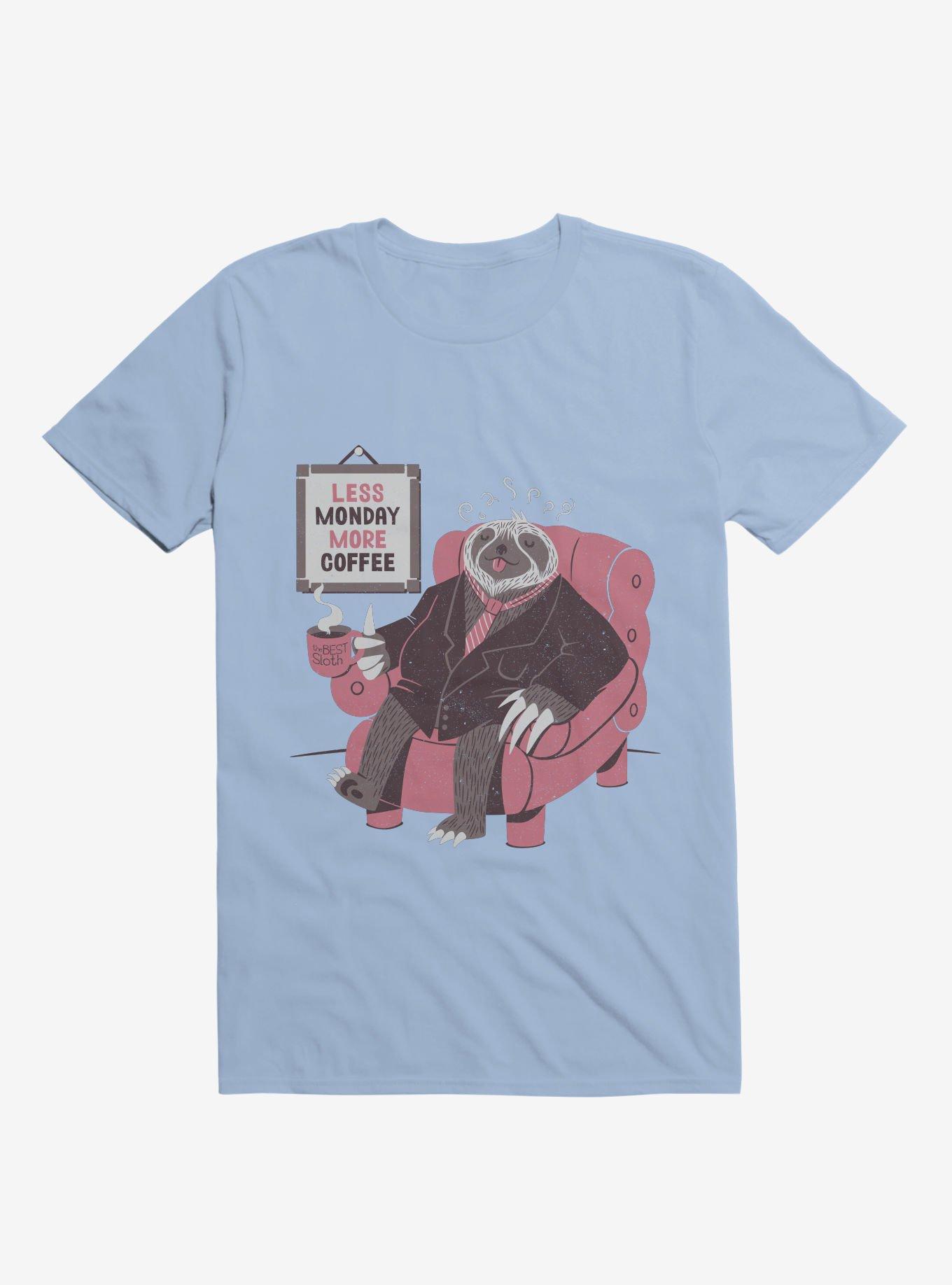 Monday Sloth T-Shirt - BLUE | Hot Topic