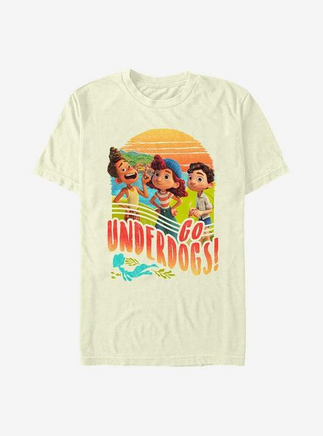 Disney Pixar Luca Underdog Group T-Shirt - BEIGE/TAN | Hot Topic