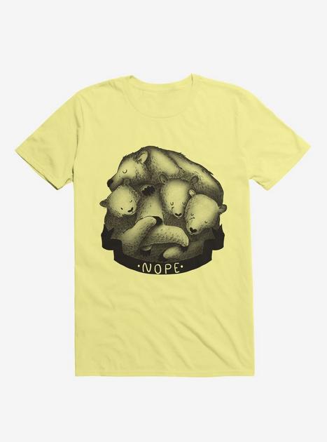 Nope T-Shirt - YELLOW | Hot Topic