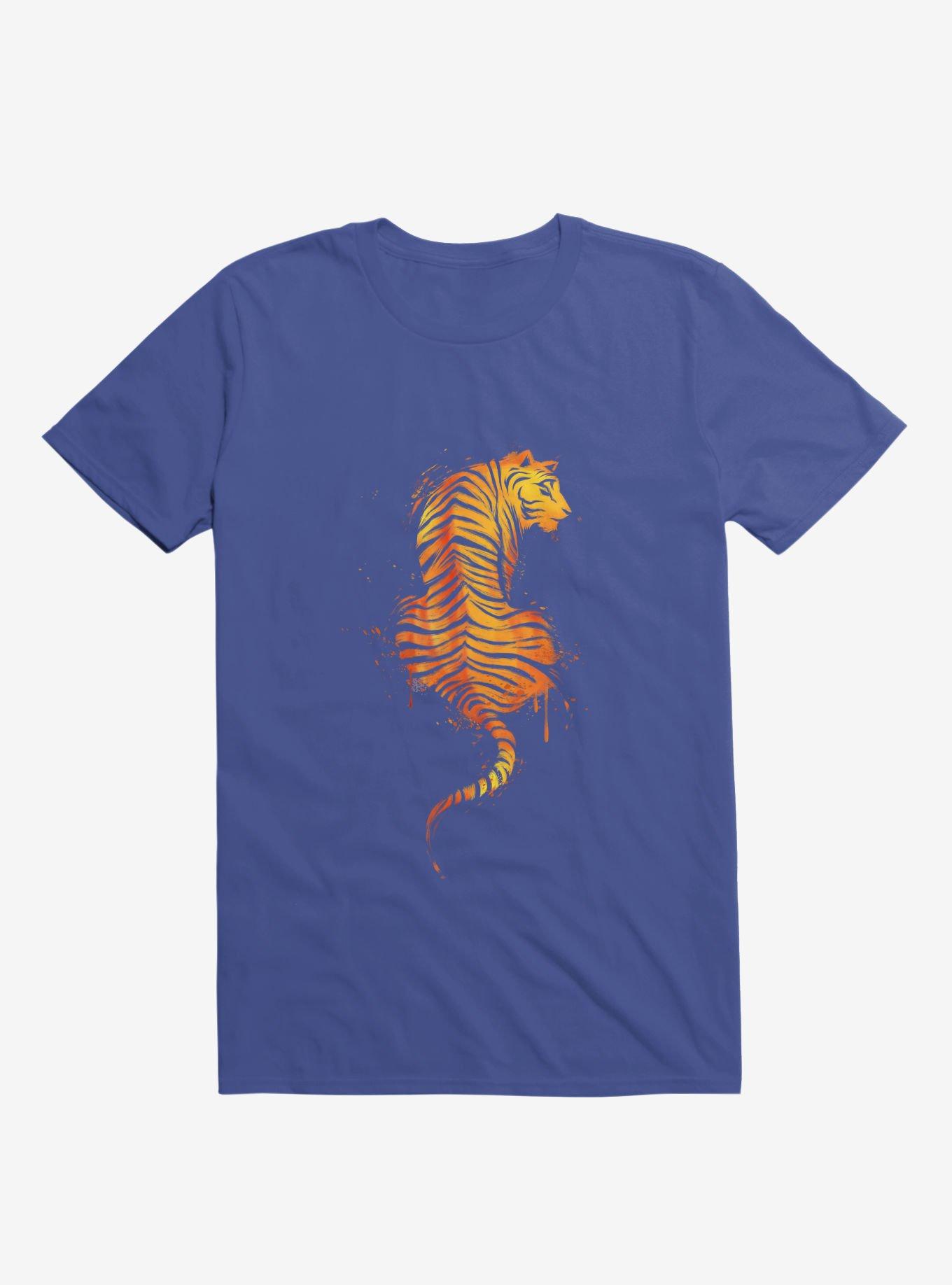 Tiger Ink Royal Blue T-Shirt - BLUE | Hot Topic