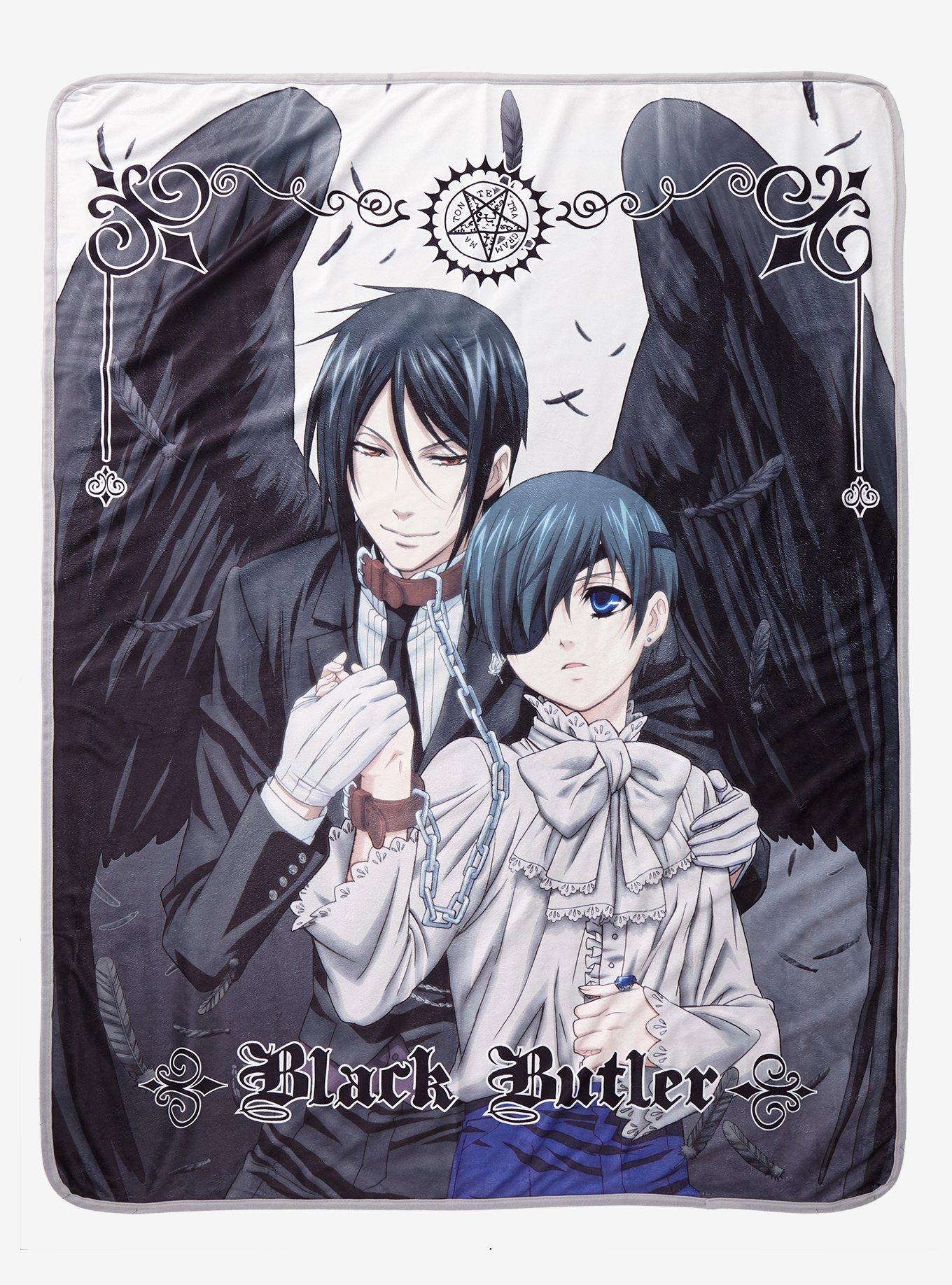 Black Butler Ciel & Sebastian Throw Blanket | Hot Topic