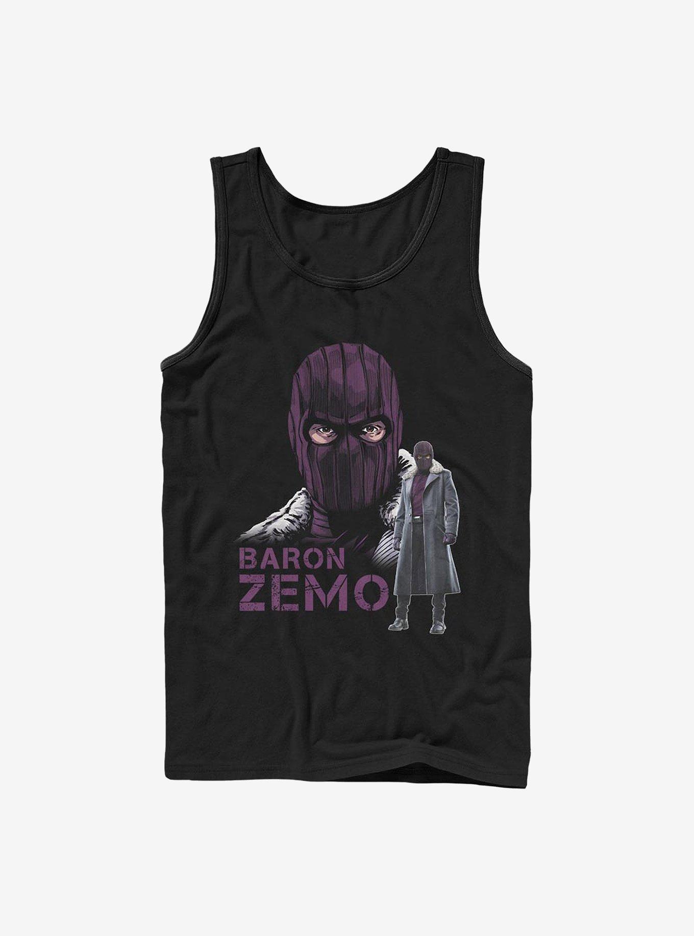 Marvel The Falcon And The Winter Soldier Masked Zemo Tank - BLACK | Hot ...