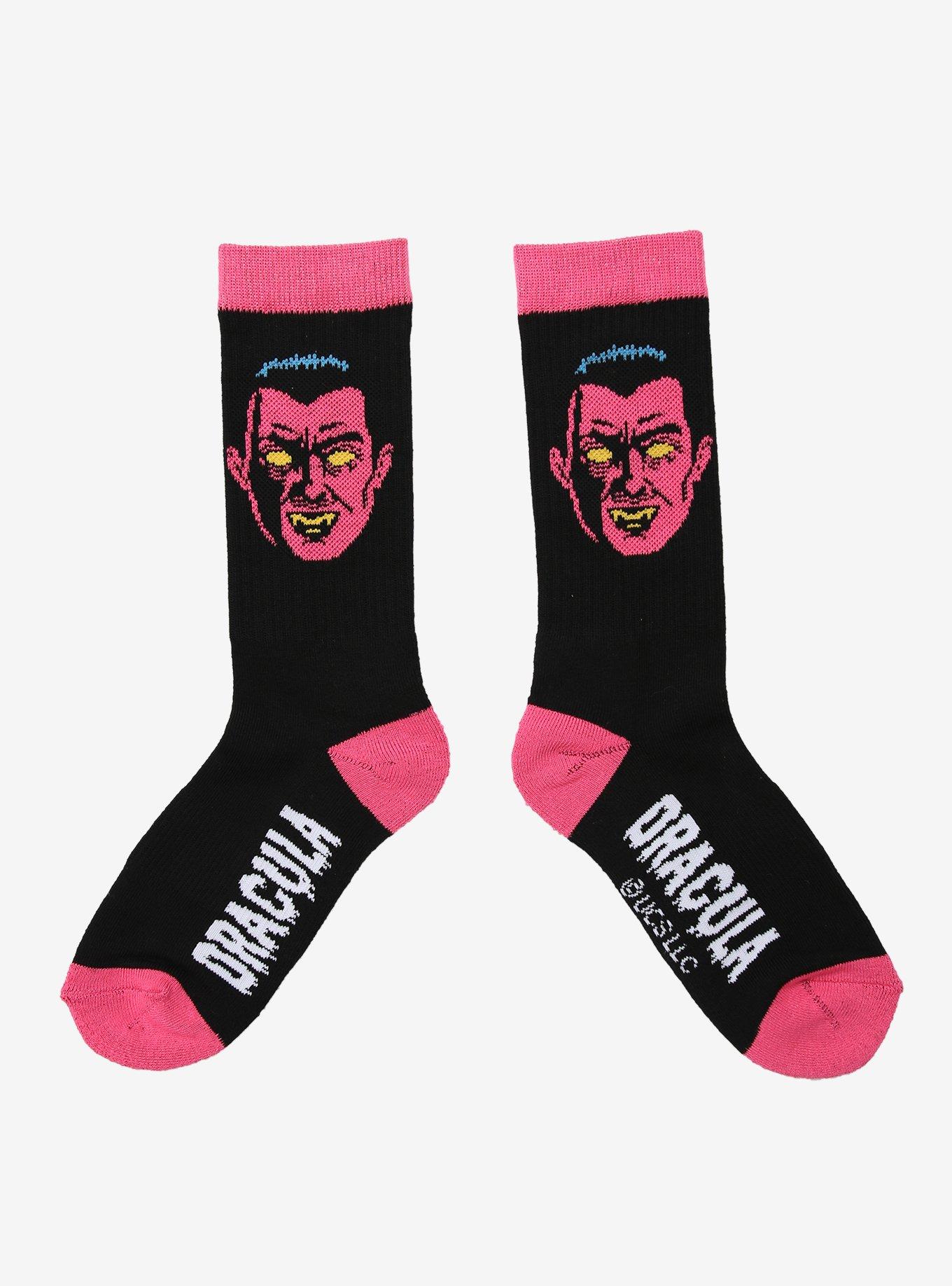 Universal Monsters Dracula Pop Art Crew Socks | Hot Topic