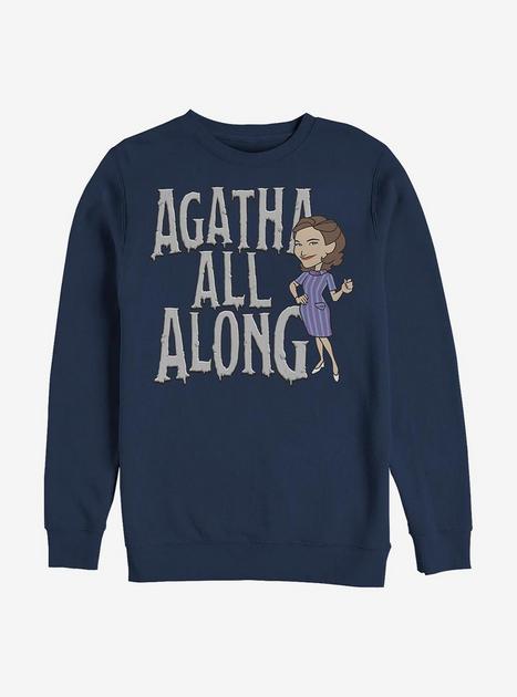 Marvel WandaVision Agatha All Along Crew Sweatshirt - BLUE | Hot Topic