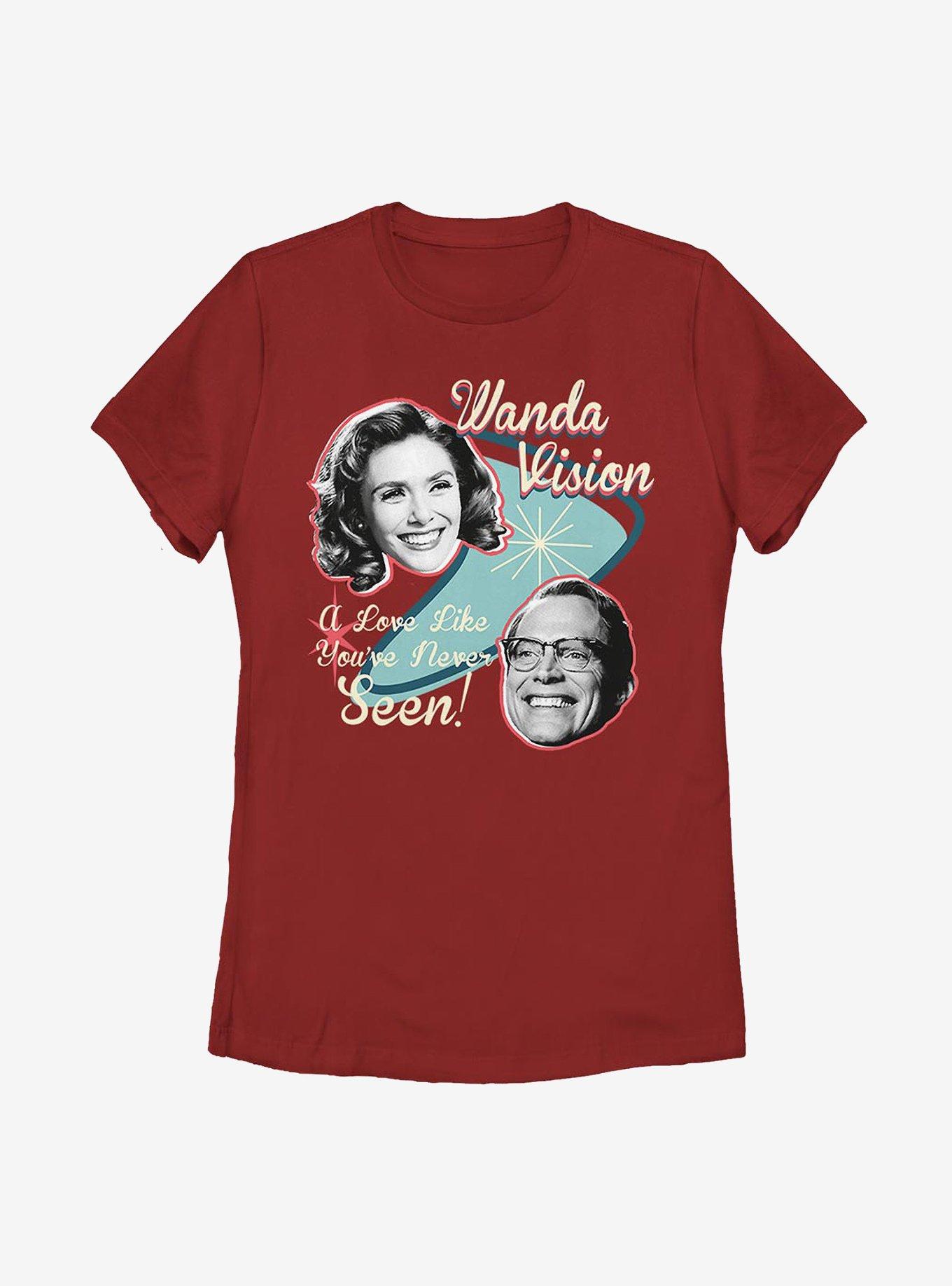 Marvel WandaVision Classic Wanda Womens T-Shirt - RED | BoxLunch