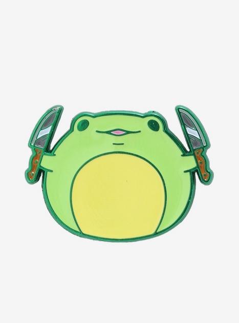 Cute Frog Knife Enamel Pin | Hot Topic
