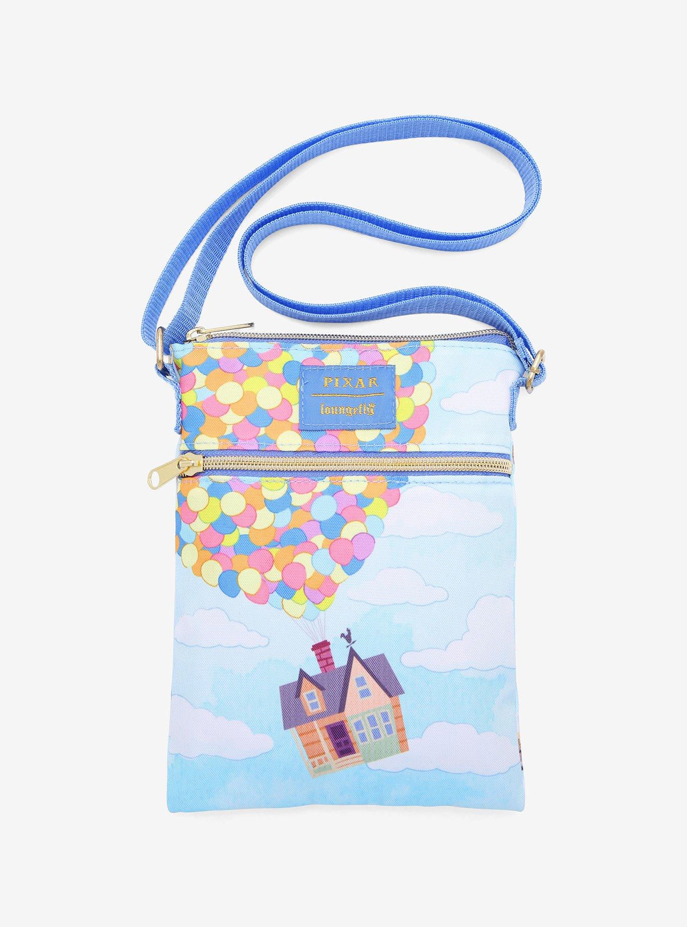 Loungefly Disney Pixar Up House Balloon Passport Crossbody Bag | Hot Topic