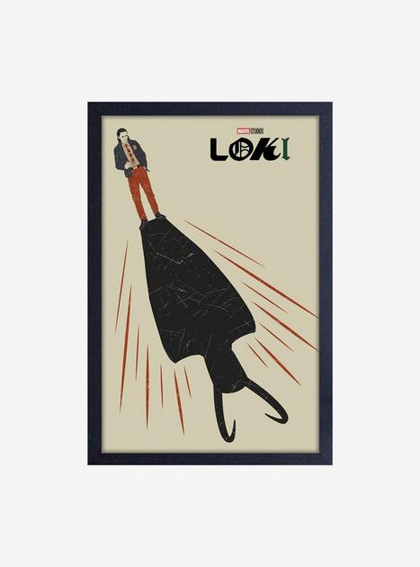 Marvel Loki Long Shadow Framed Wood Wall Art | Hot Topic