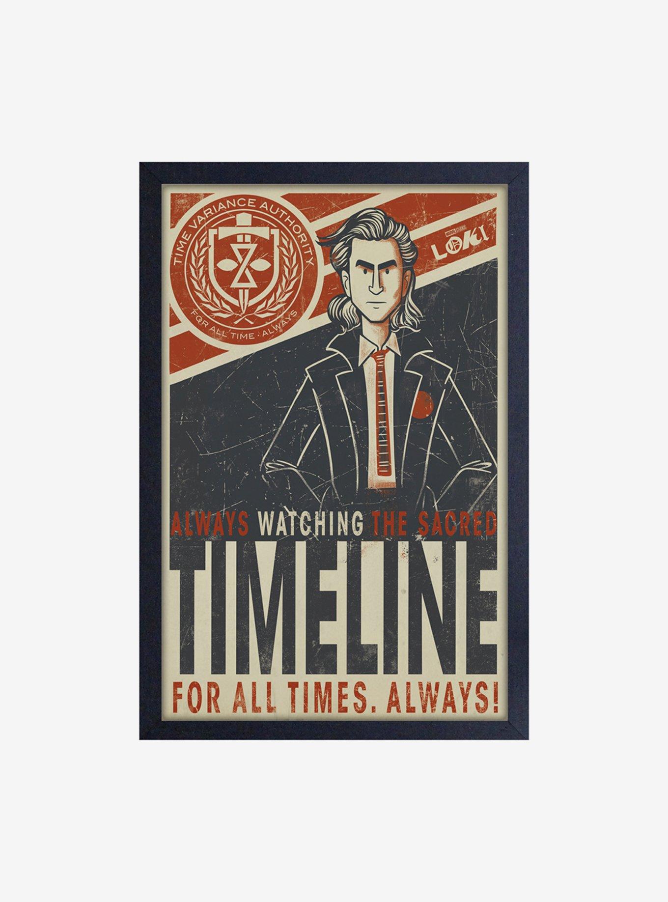 Marvel Loki Illustrated Poster Framed Wood Wall Art | BoxLunch