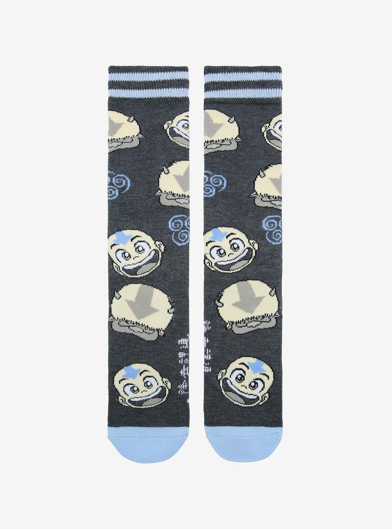 Avatar: The Last Airbender Chibi Aang & Appa Crew Socks | Hot Topic